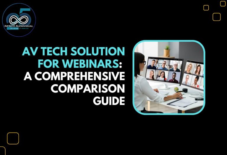 Perfect AV Tech Solution for Webinars: A Comparison Guide